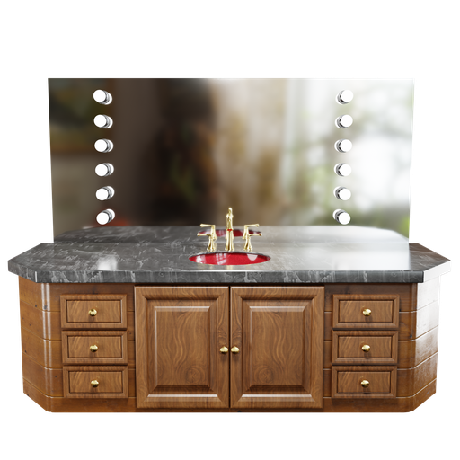 Vanity Table | Bathroom Furniture Sets models | BlenderKit