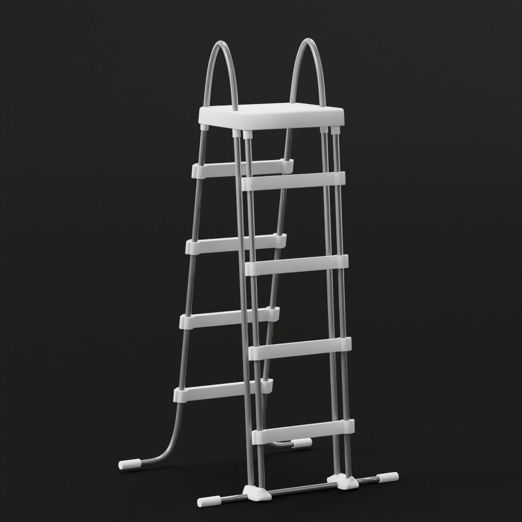 Swimming pool ladder | FREE Swimming Pools models | BlenderKit