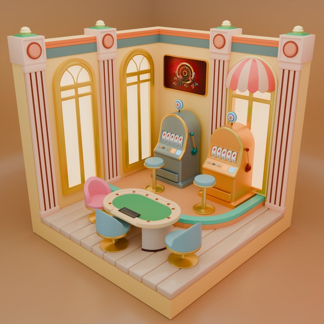 Casino | Buildings models | BlenderKit