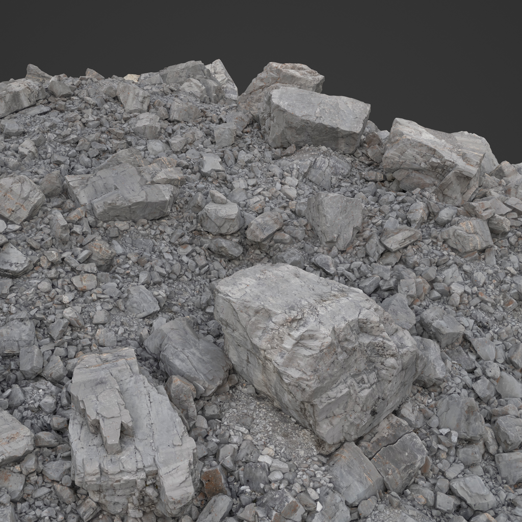 Large Boulder Rocks Photoscan | Environment Elements models | BlenderKit