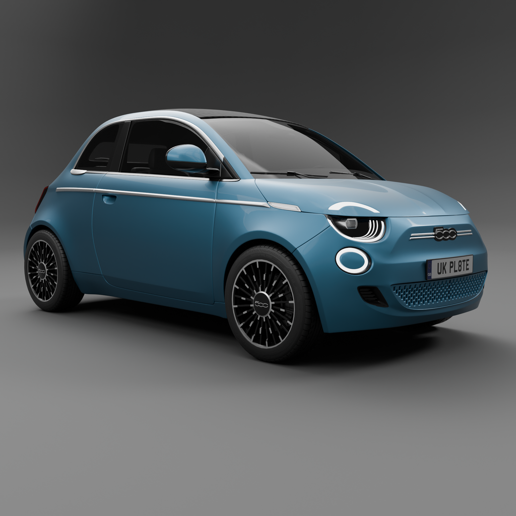 Fiat 500 la Prima | Modern Cars models | BlenderKit