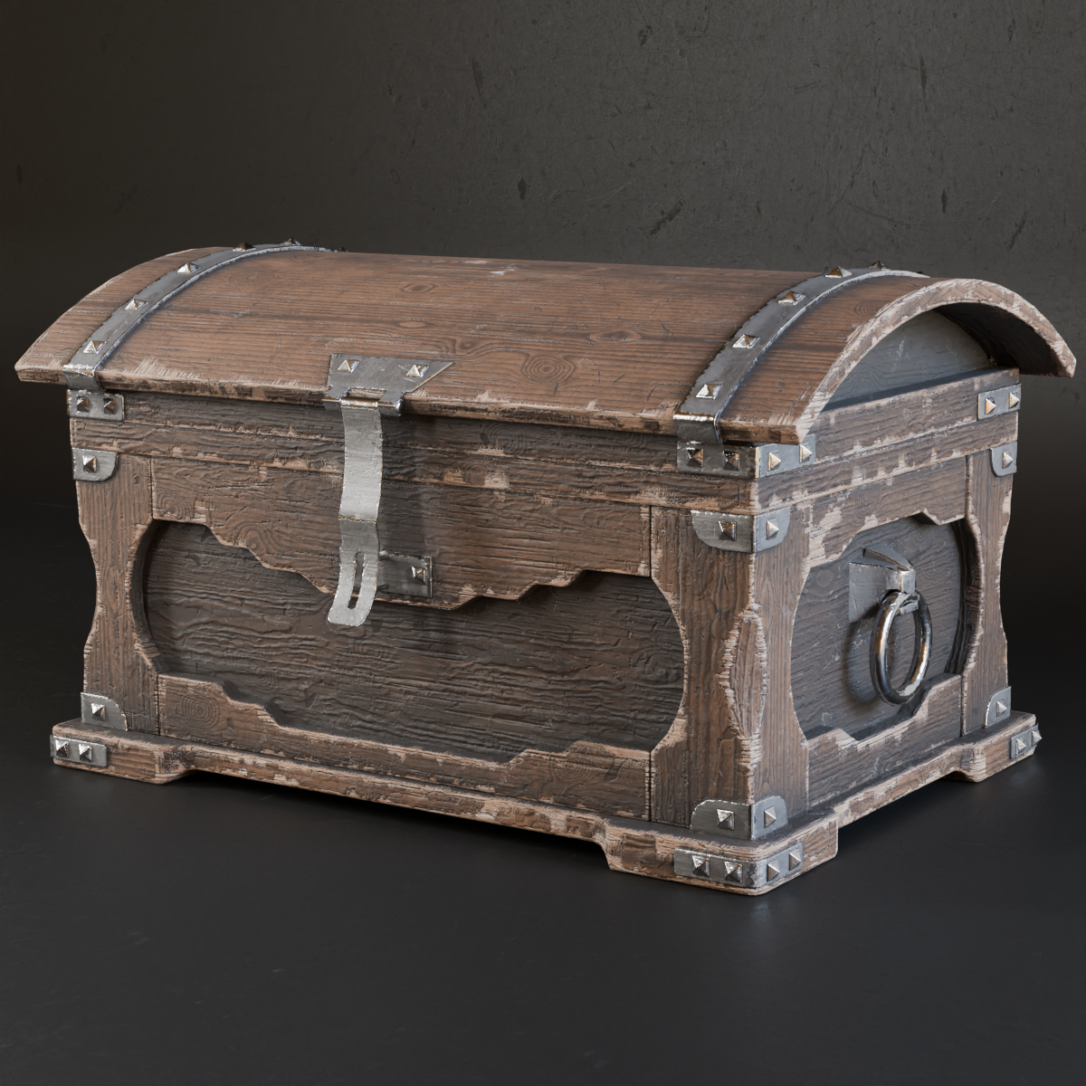 MK BaseMesh Chest 07 | Bags & Suitcases models | BlenderKit
