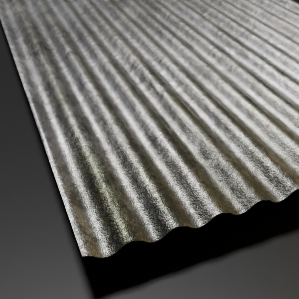 Roofing Sheet - Iron 1 | Exterior Elements models | BlenderKit