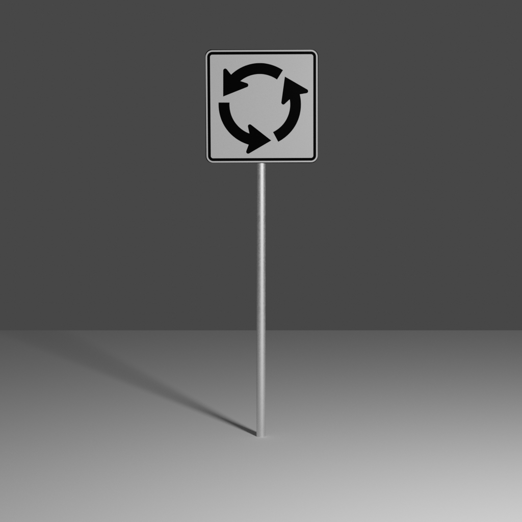 Exit Sign (Cycles) | FREE 3D Sign models | BlenderKit