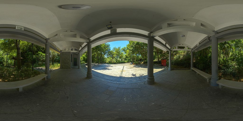Daytime rest pavilion | Holiday HDRis | BlenderKit