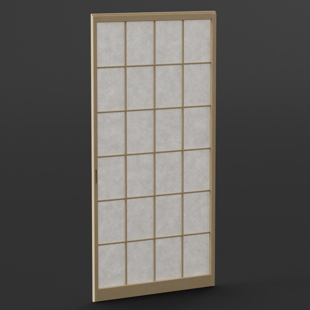 BlenderKit | Download the FREE Shoji Screen model