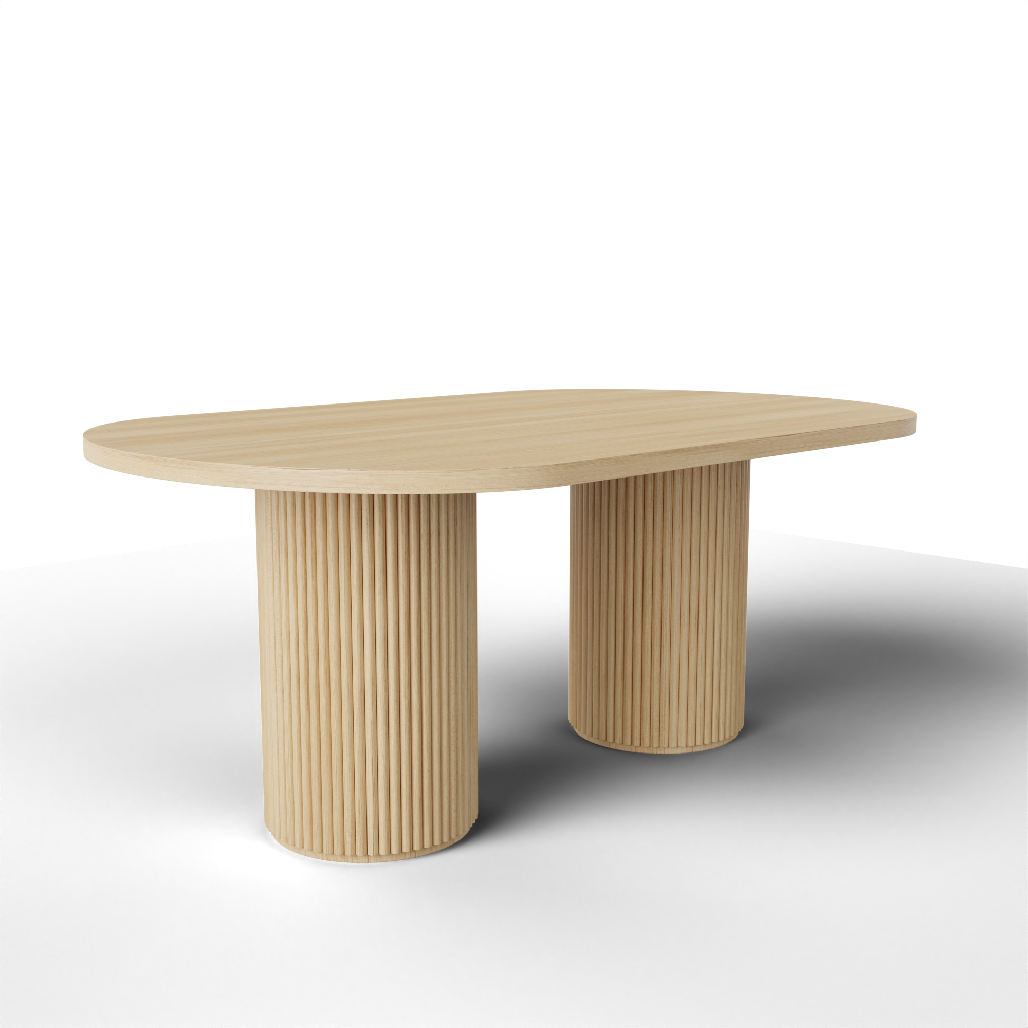 Oval ridge table | Tables models | BlenderKit
