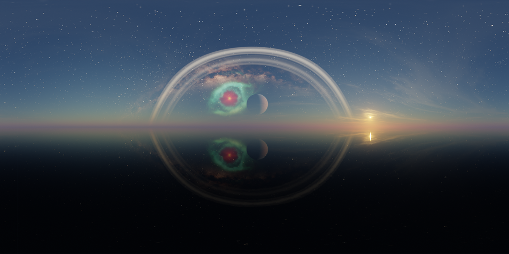 Sci-fi Alien Planet Pure Sky | Futuristic Environments HDRis | BlenderKit