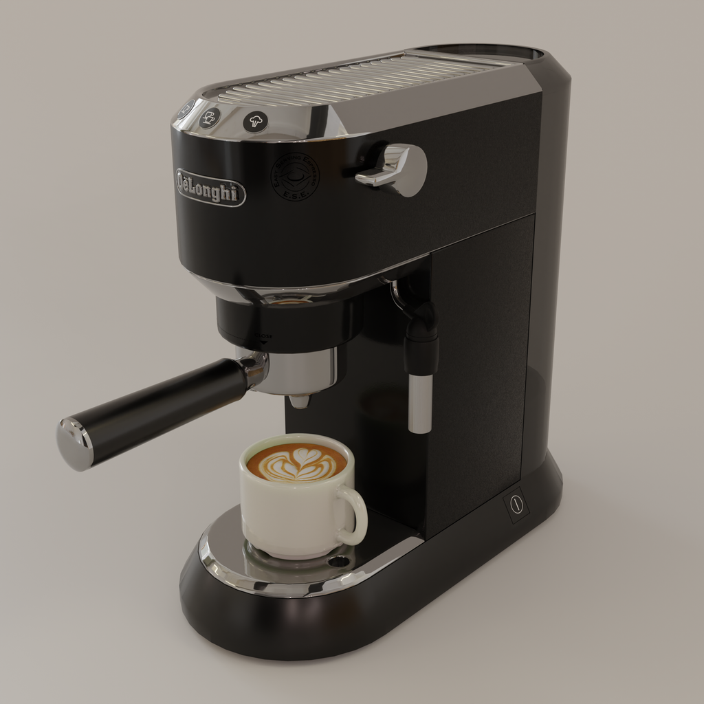 Espresso coffe maker | FREE Kitchen Appliances models | BlenderKit