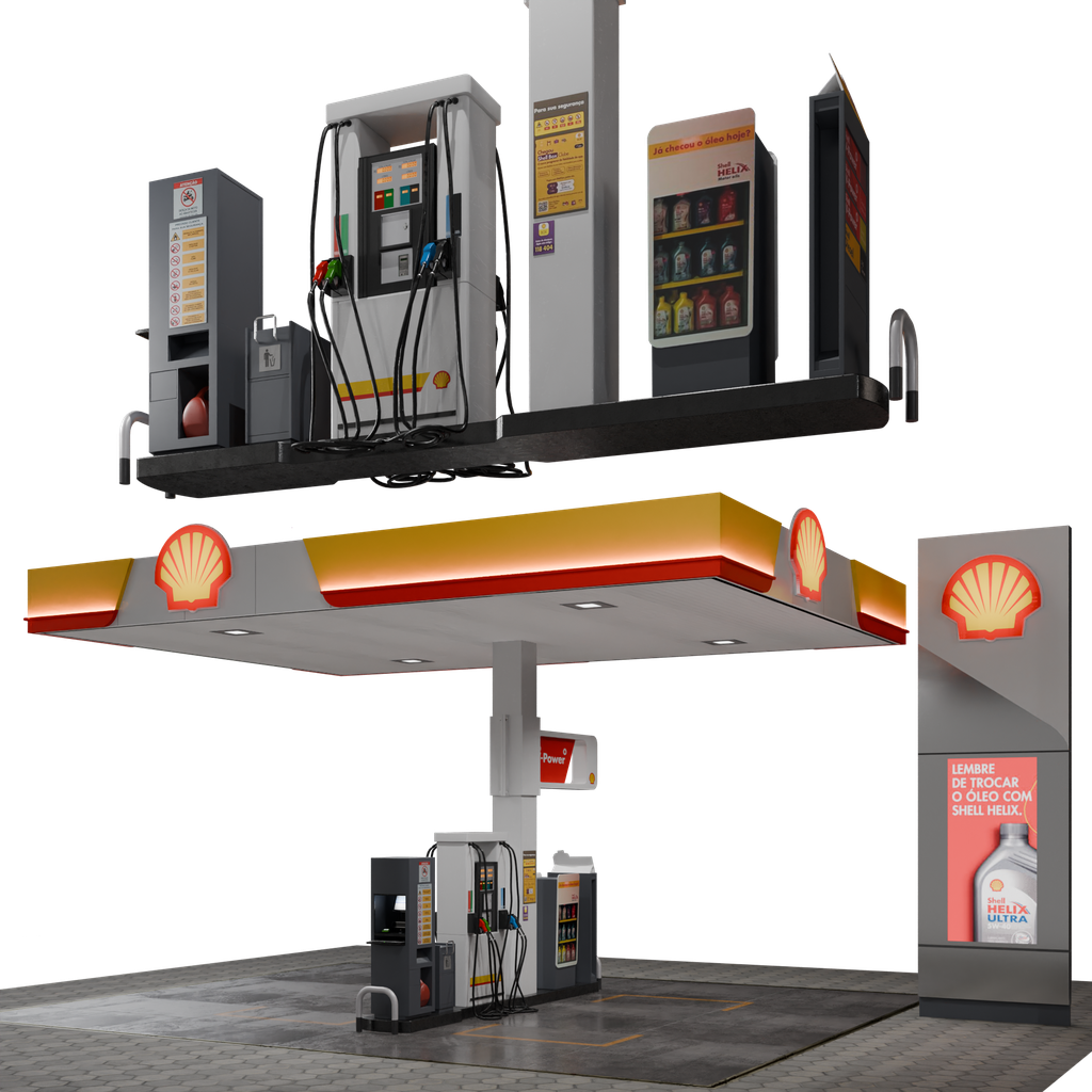Shell 2024 | Architectural Structures models | BlenderKit