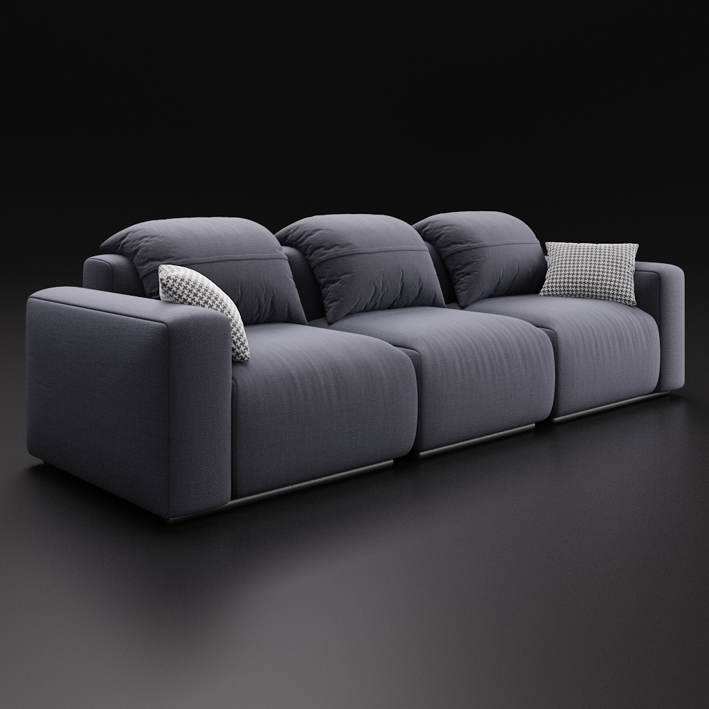 Sofa Crossline | 3D Sofa models | BlenderKit