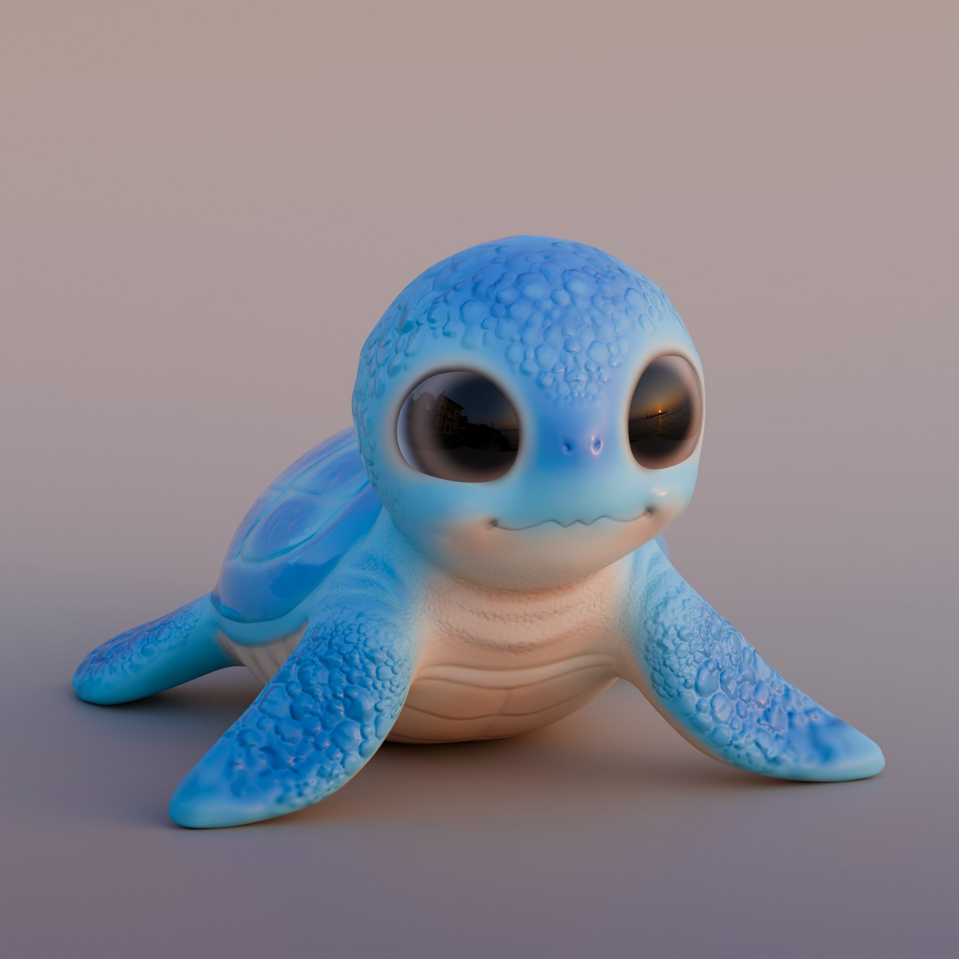 Blue Turtle | FREE Reptiles models | BlenderKit