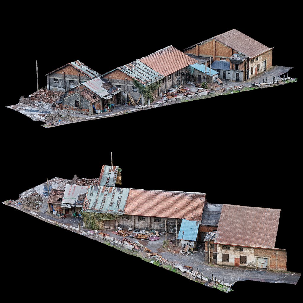 Scan Building Red Broken | Buildings models | BlenderKit