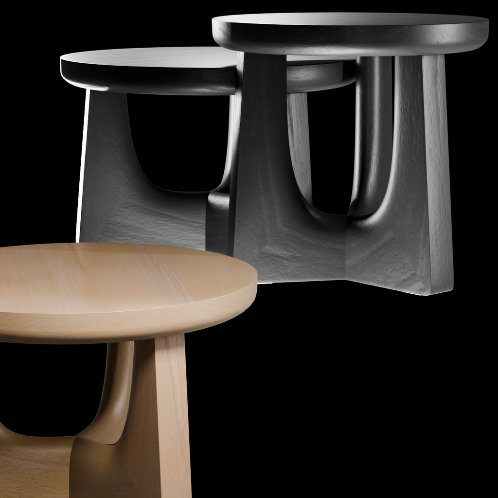 Nara Coffee Table Set | Tables models | BlenderKit