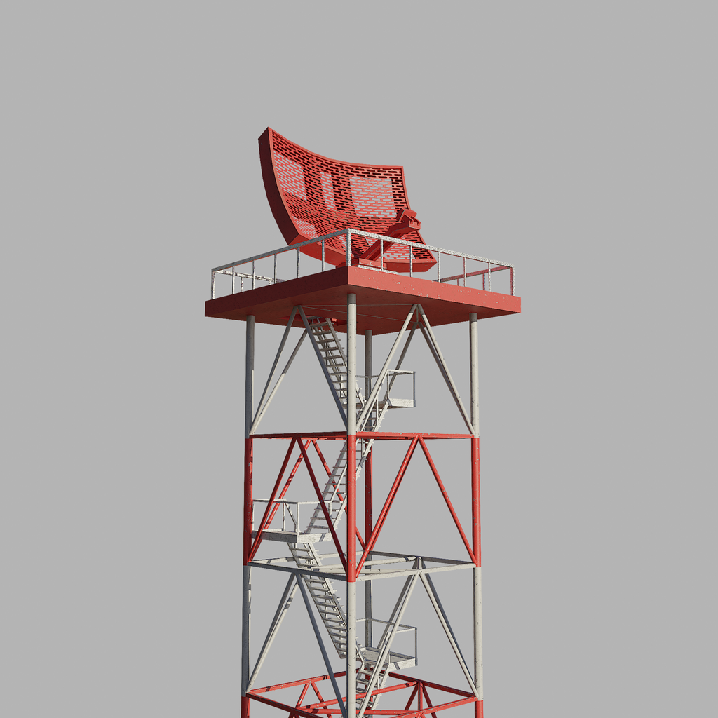 Radar Tower | Buildings models | BlenderKit