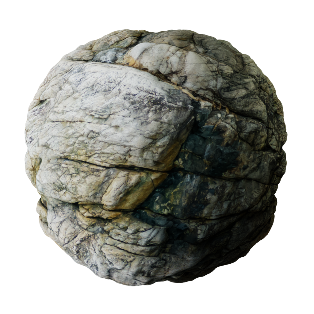 Coastal Rock | FREE rock materials | BlenderKit