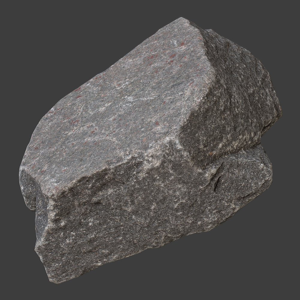 BlenderKit | Download the Boulder Stone model