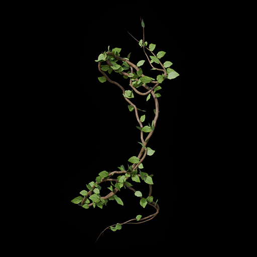 Climbing Vine - Leaf 02 | FREE Modifiers models | BlenderKit