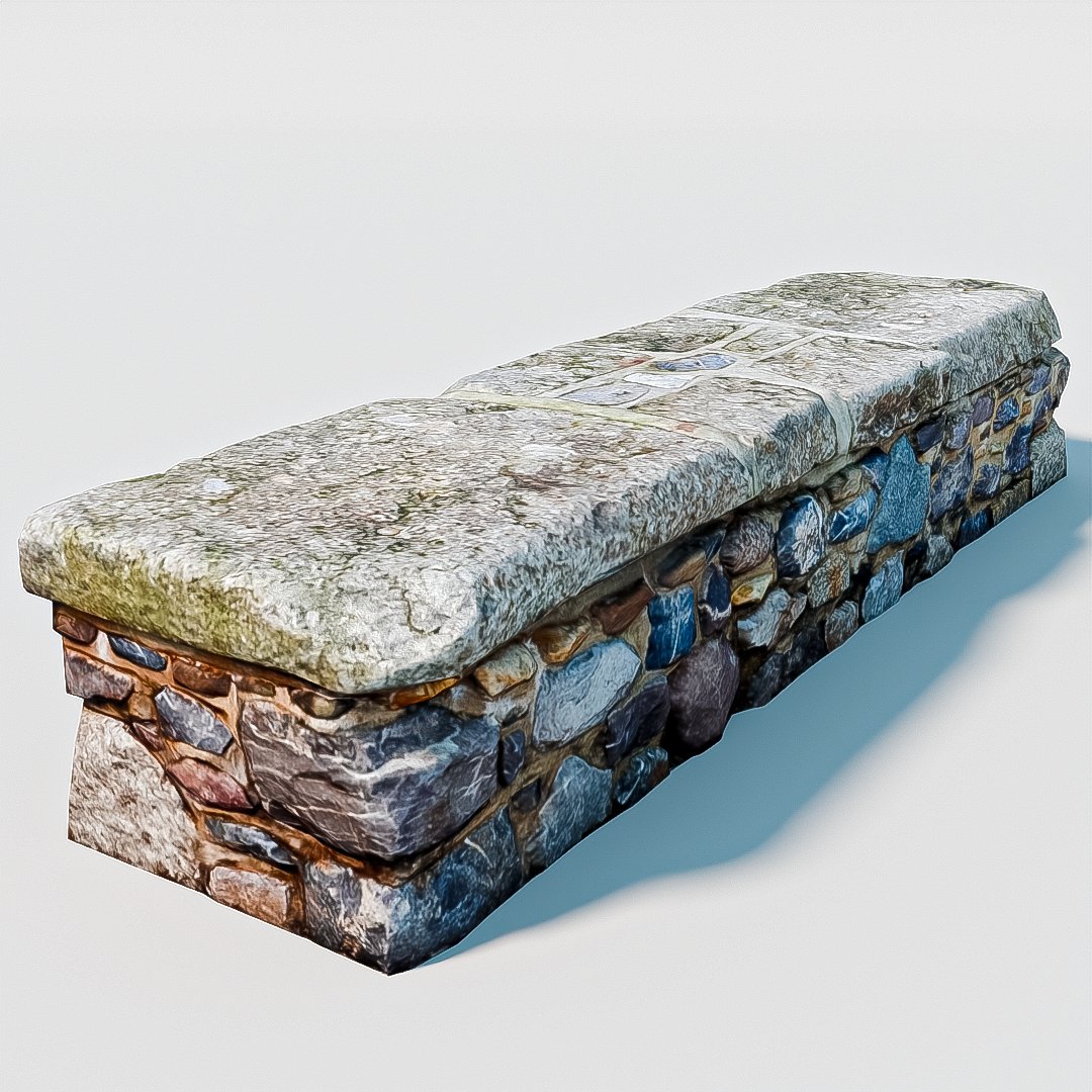 Stone Bench | Benches models | BlenderKit