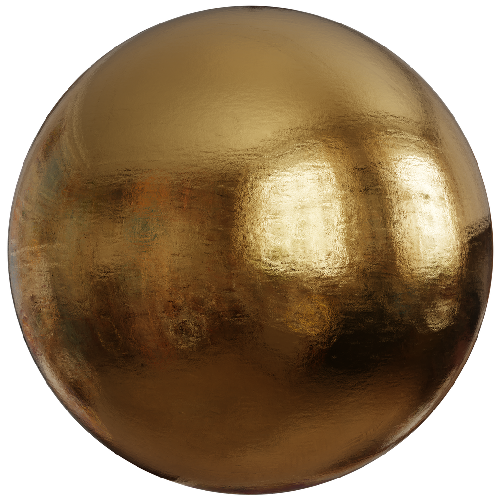 BlenderKit | Download the FREE Brushed Gold With Imperfections material