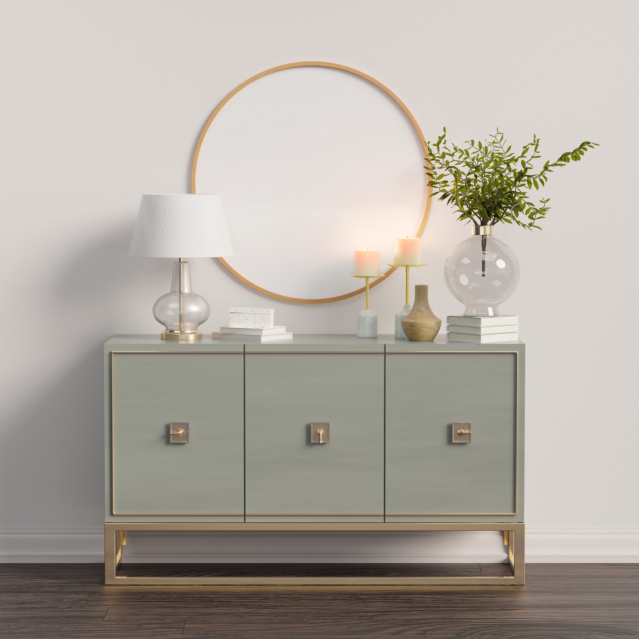 Styled Console Decor | Consoles models | BlenderKit