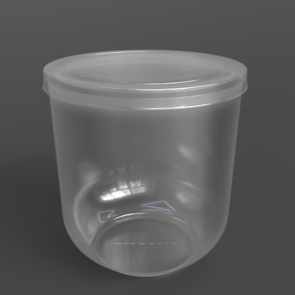 Flexible plastic jar | Industrial Equipment models | BlenderKit