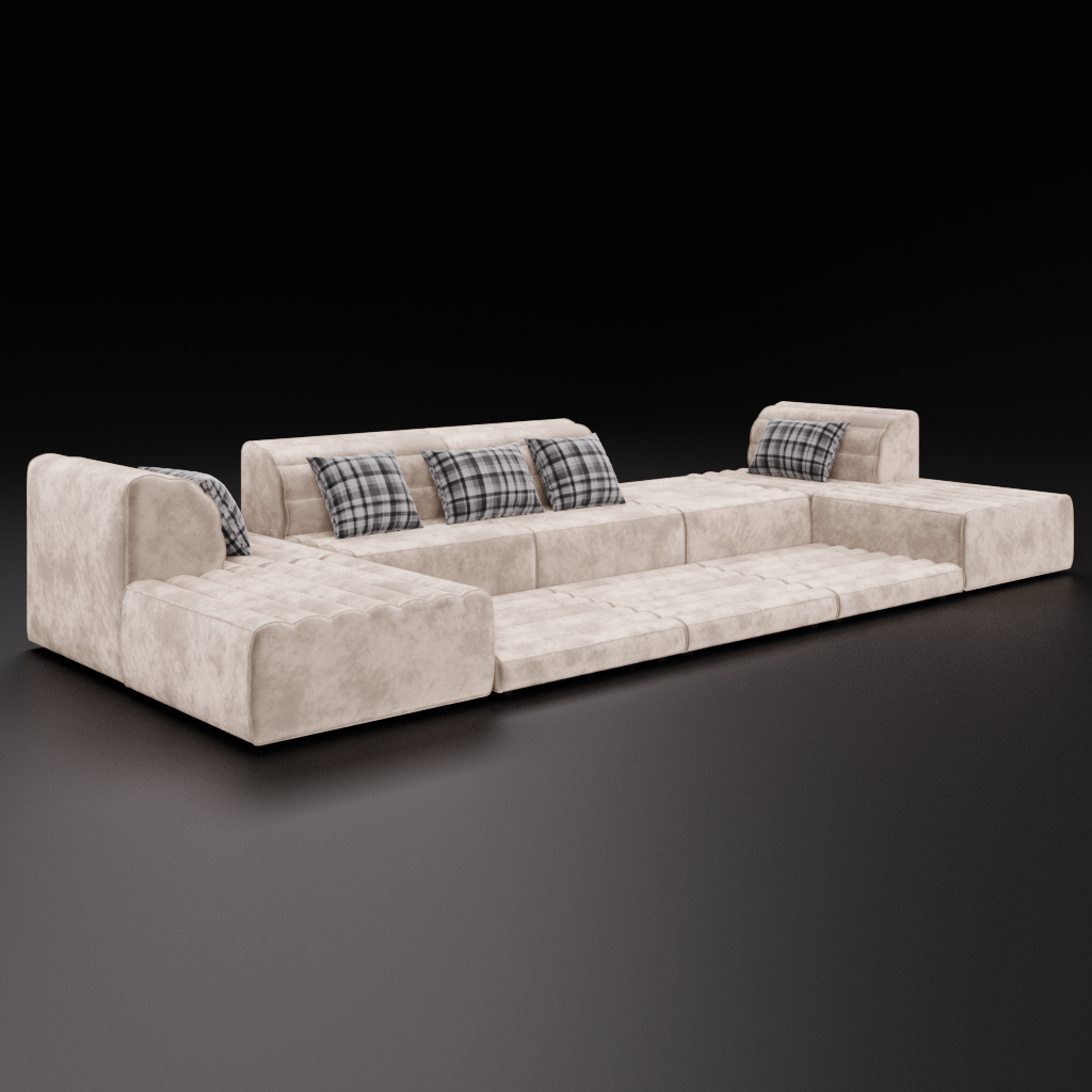 Sofa Free System | Sofas models | BlenderKit