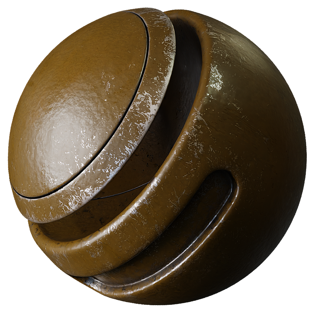 Edge Wear Dull Orange | FREE metal materials | BlenderKit