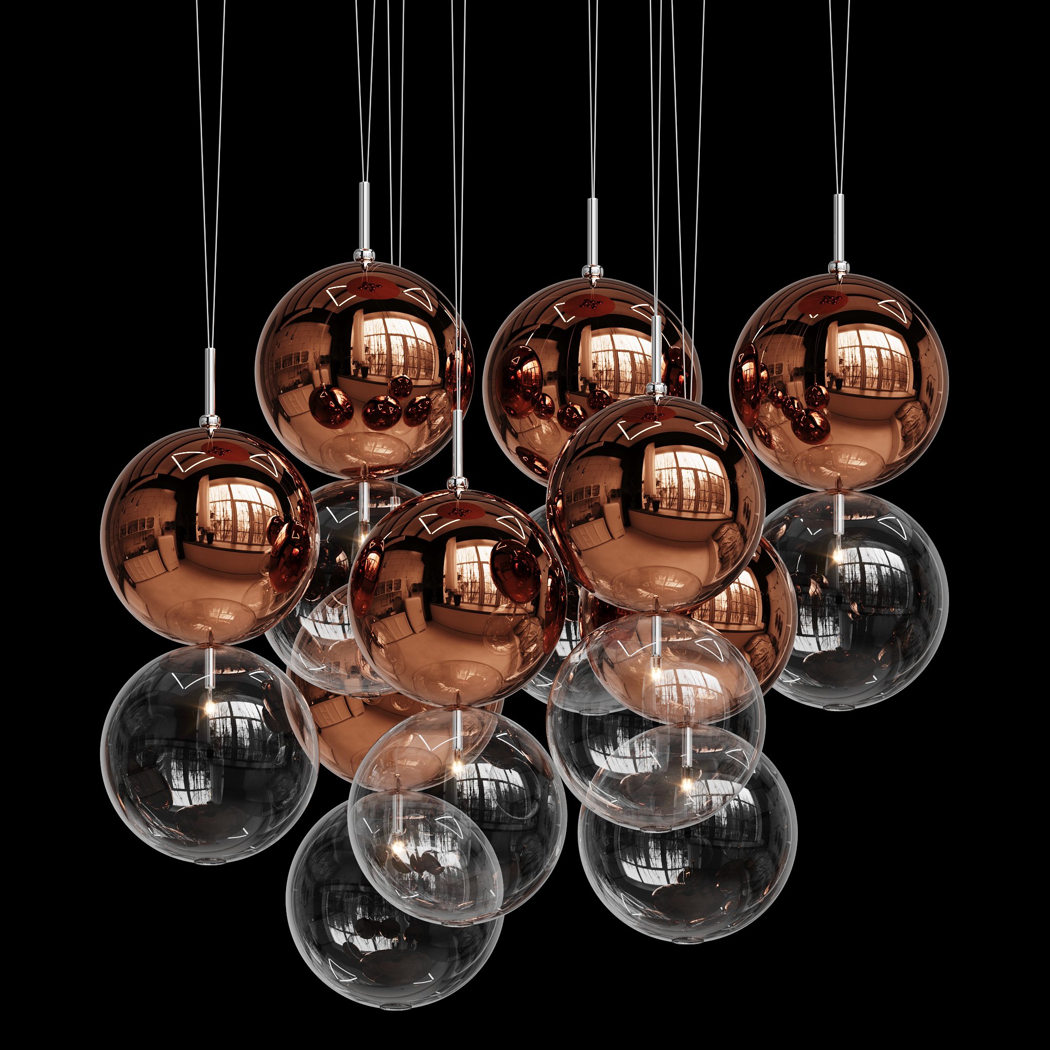 APOLLO Pendant Light | Ceiling Lights models | BlenderKit