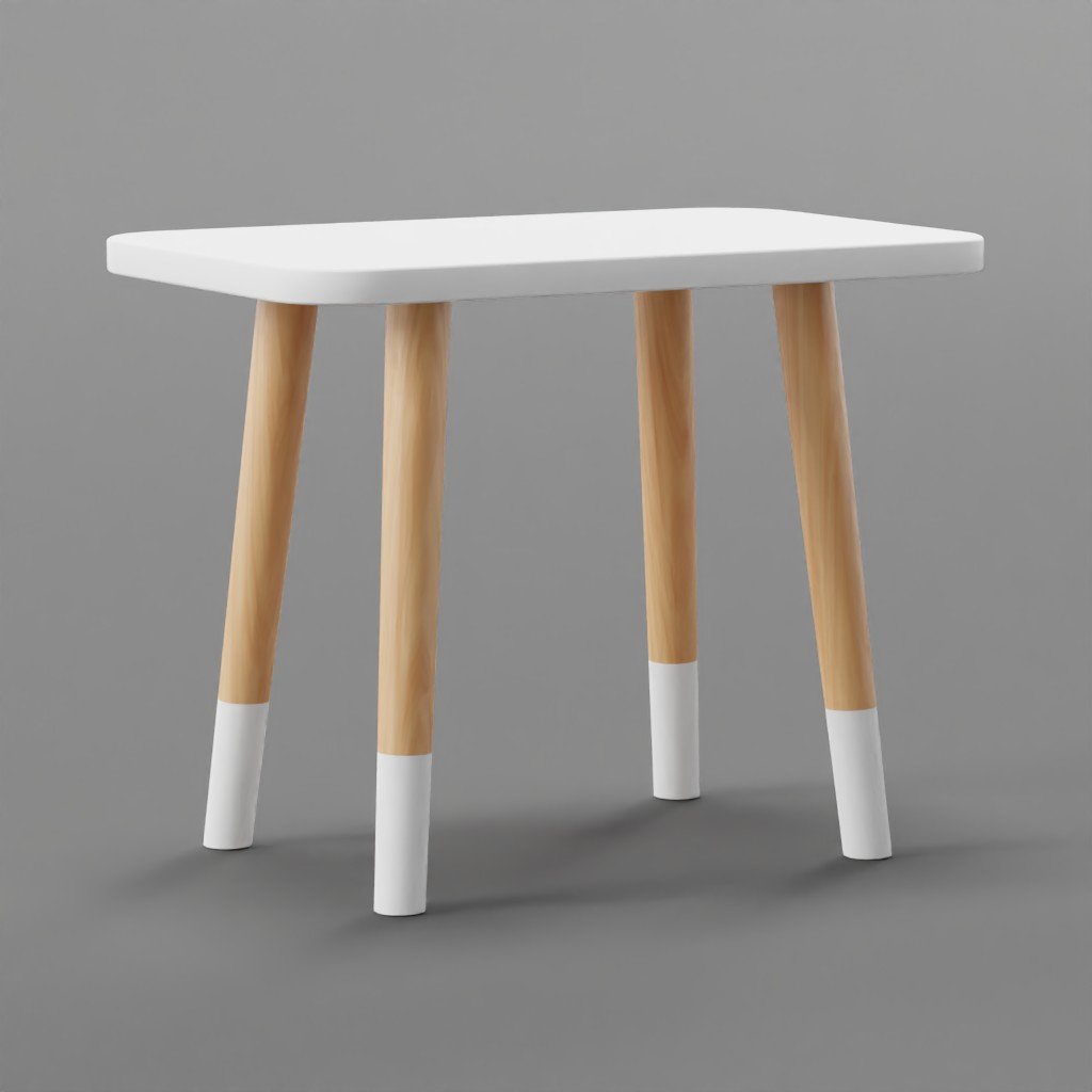 Wooden child table | Kids Tables models | BlenderKit