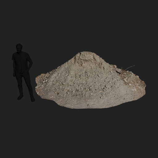 Pile of rubble and stones | Industrial models | BlenderKit
