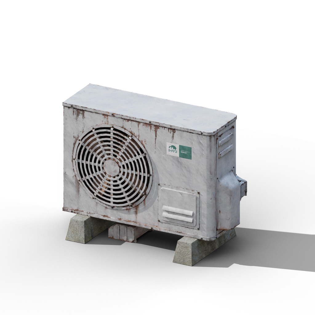 Air Conditioner Small | Industrial models | BlenderKit
