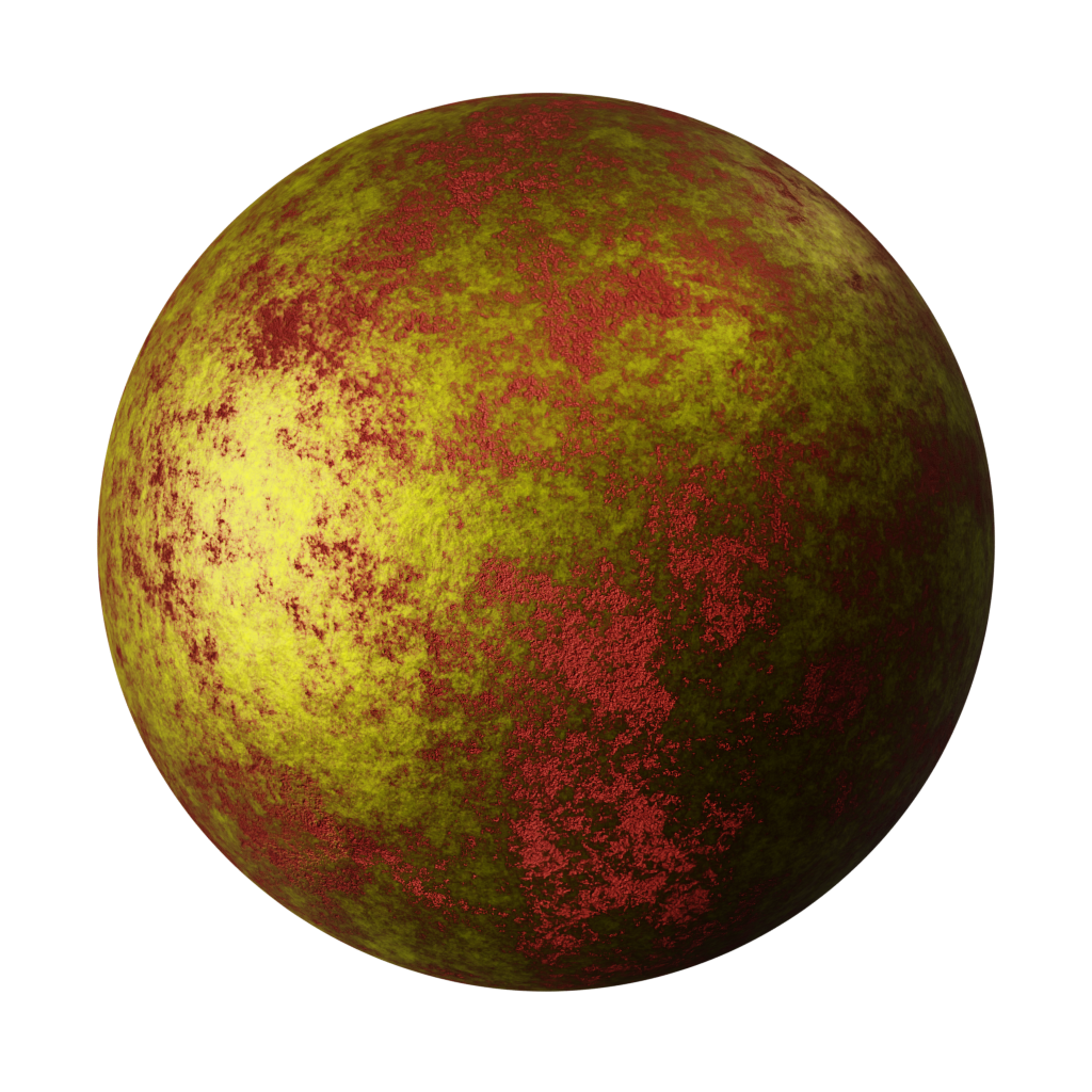 Rusty Metal with Yellow Paint | FREE metal materials | BlenderKit