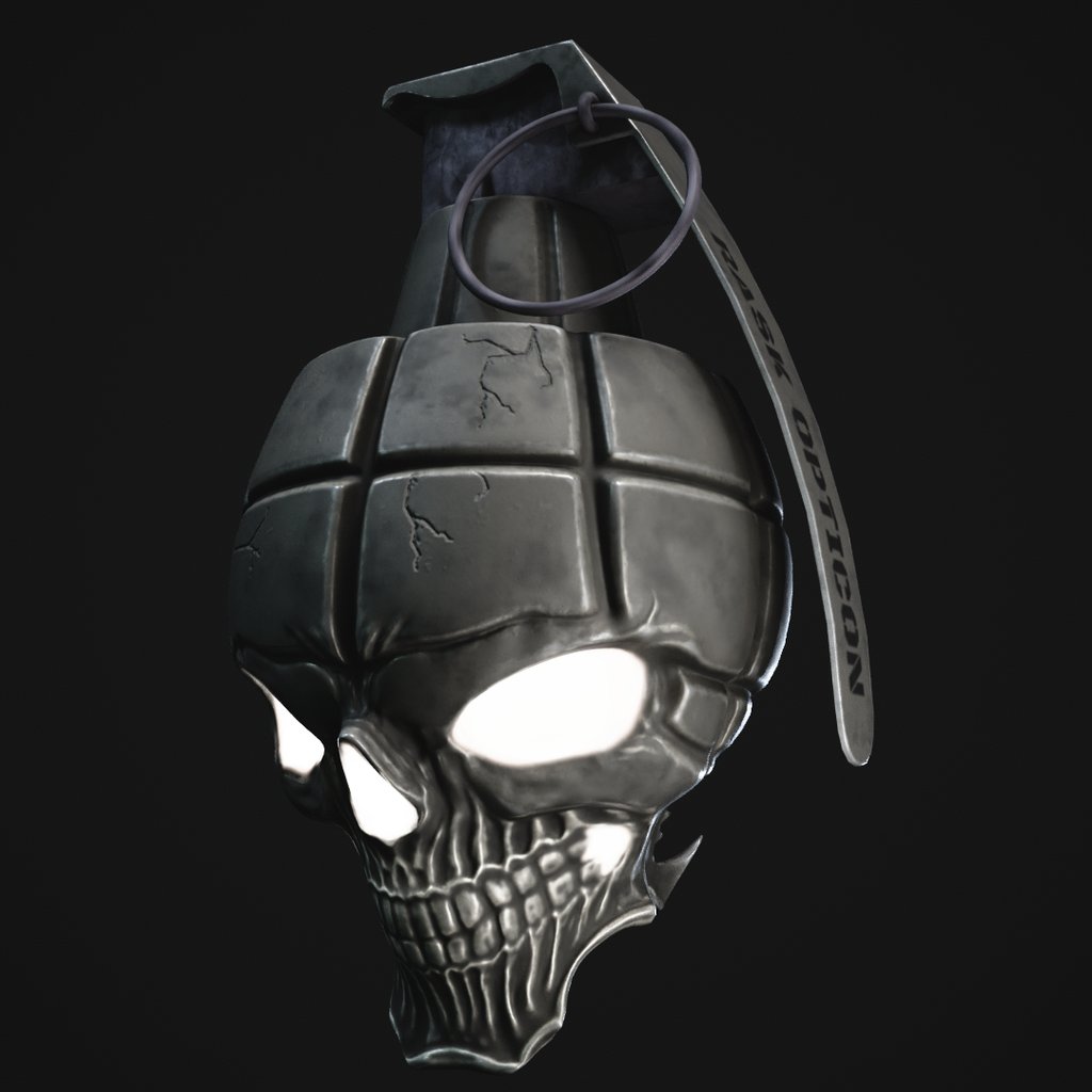 Skull grenade | Weapons & Armors models | BlenderKit