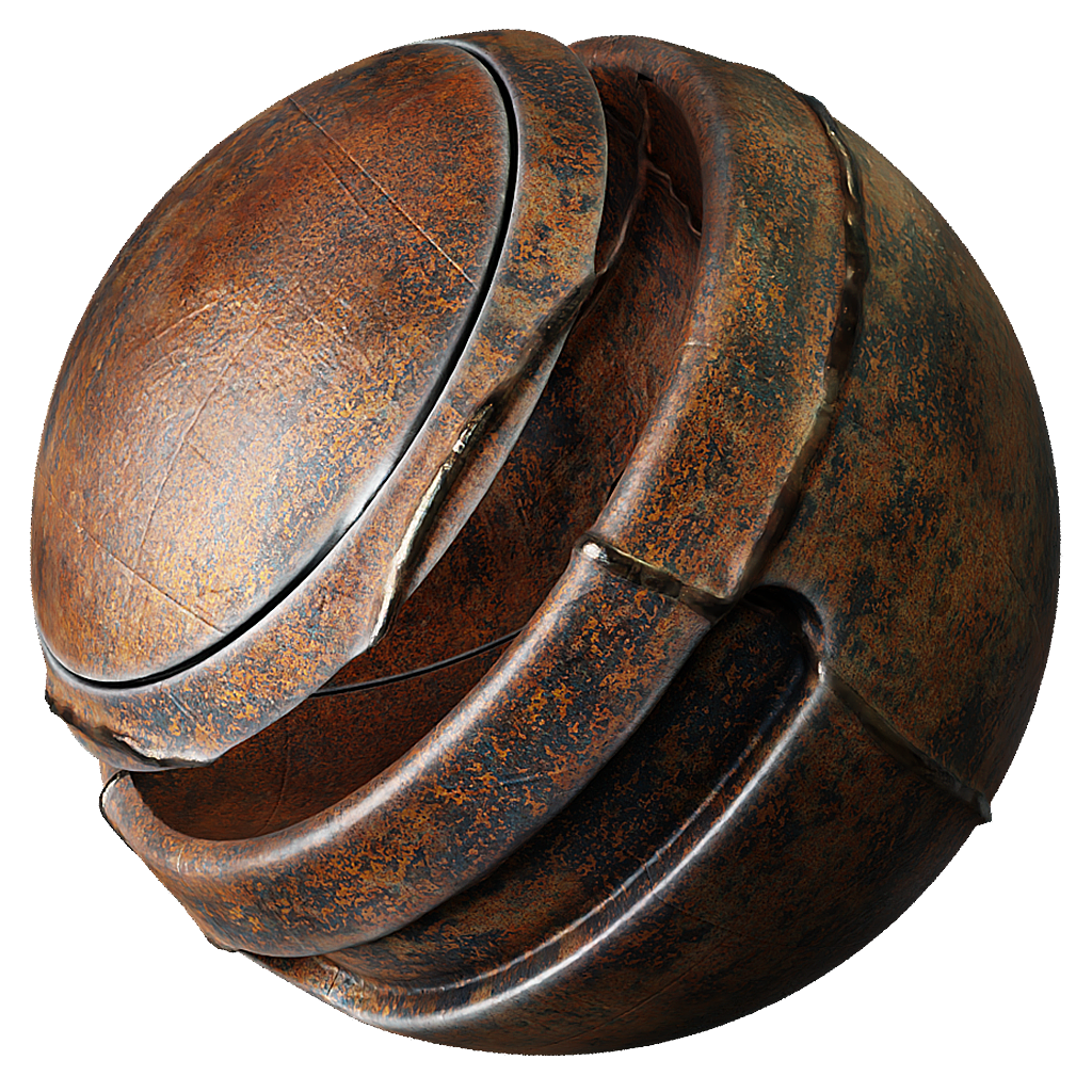 Welded Metal Old | FREE metal materials | BlenderKit