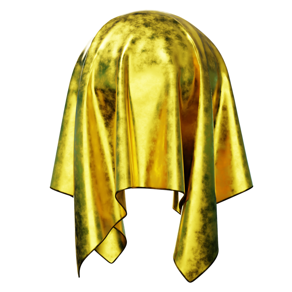 Procedural gold lamé fabric | FREE fabric materials | BlenderKit