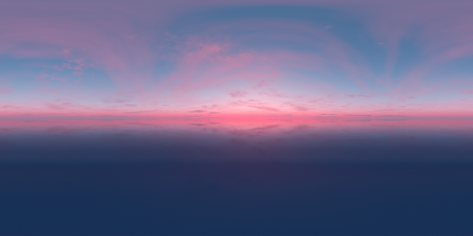 Colorful Pink Twilight Sky | Nature HDRis | BlenderKit