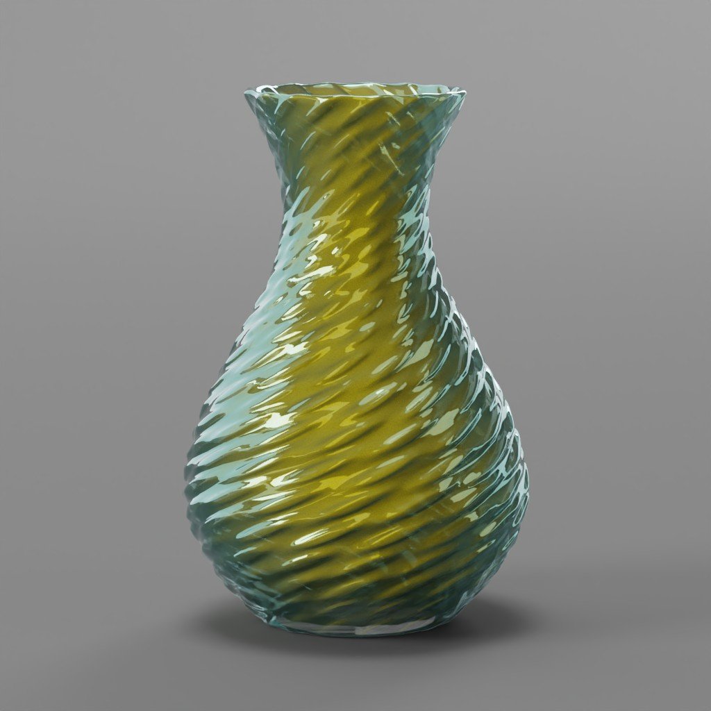 Glass flower vase | Vases models | BlenderKit
