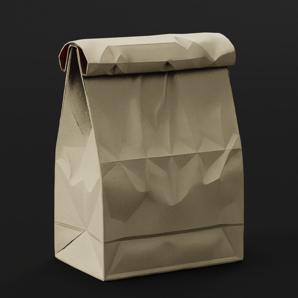 Paper Bag | Interior Design models | BlenderKit