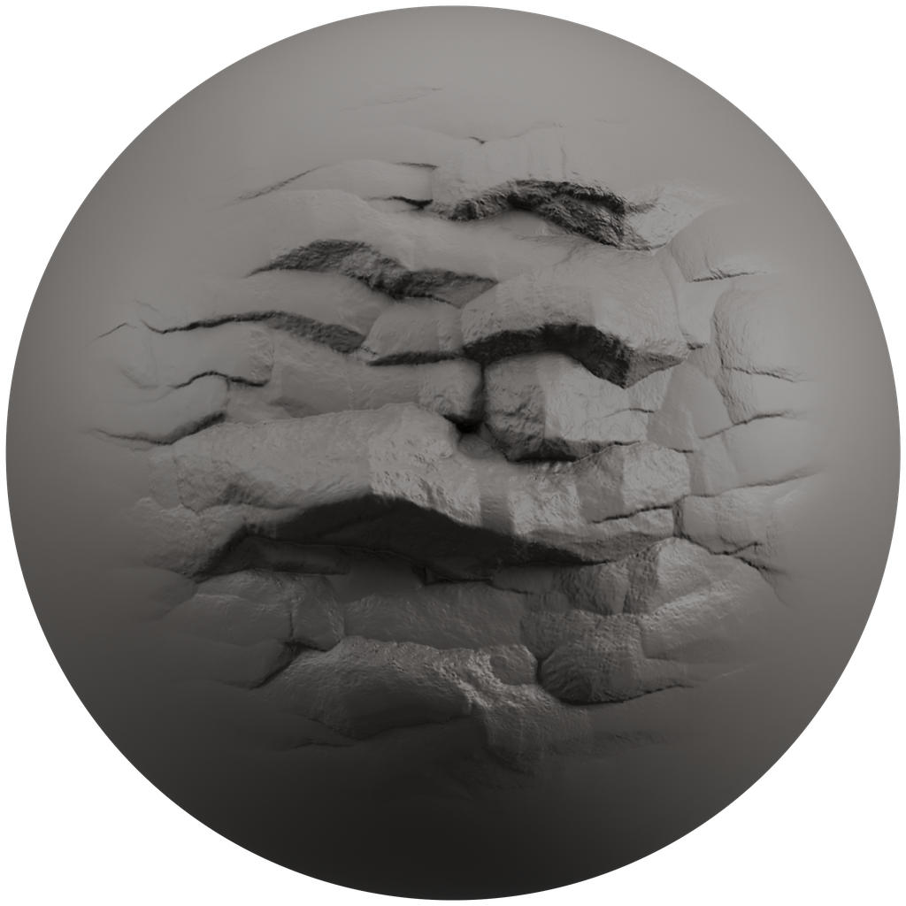 AT-Rock & Cliff Brush | rock brushes | BlenderKit