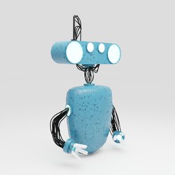 Robert (Fully Rigged) | FREE Robots Characters models | BlenderKit