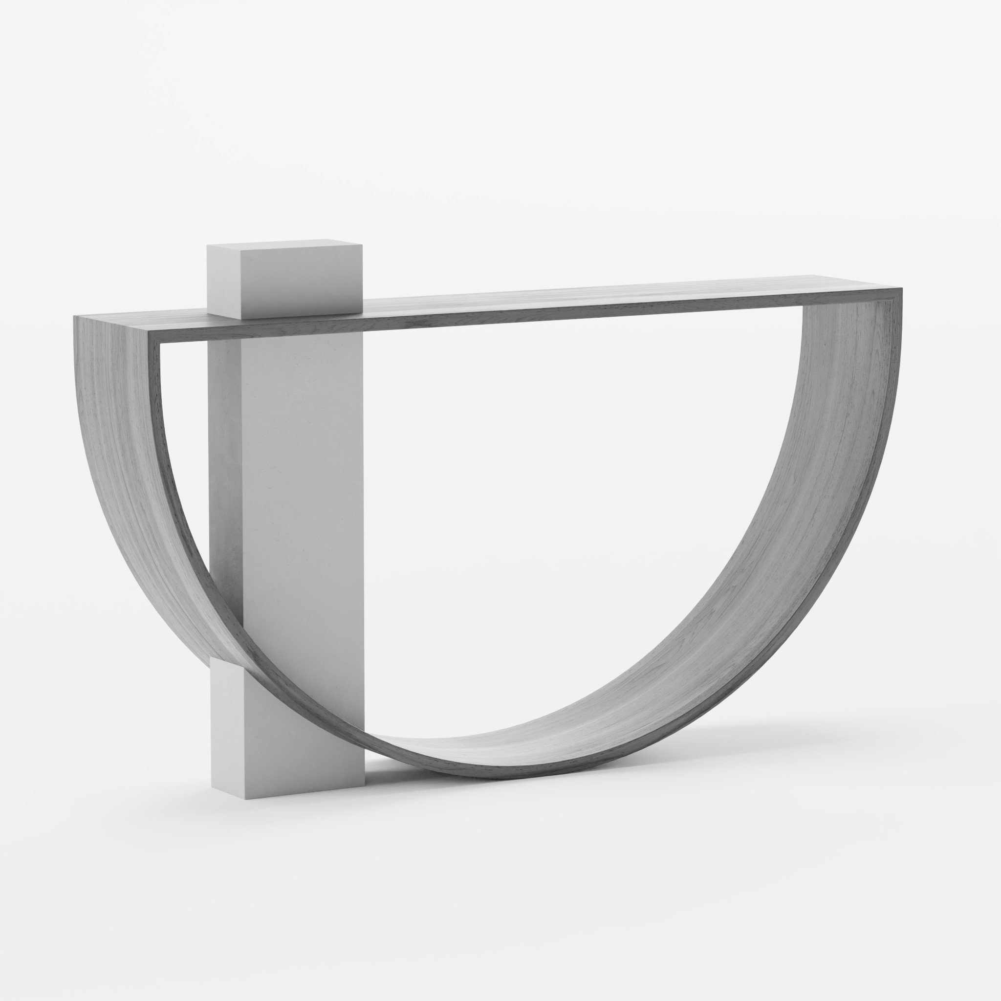 Modern Curve Console | FREE Consoles models | BlenderKit
