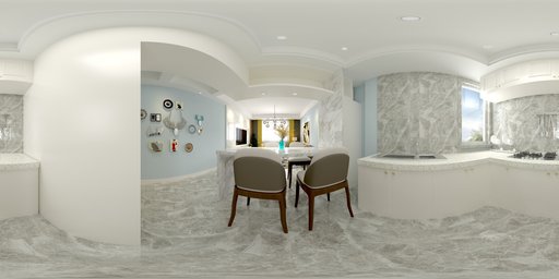 Dining room | Interiors HDRis | BlenderKit