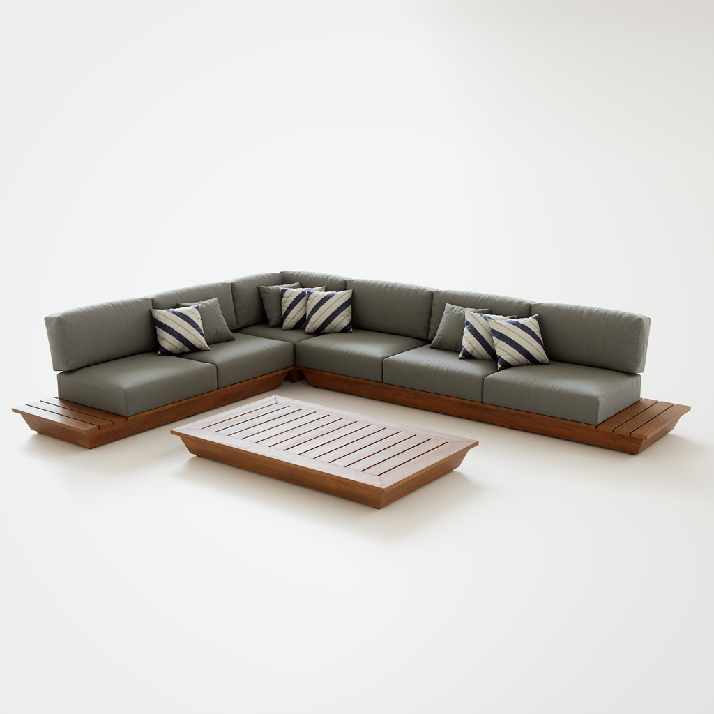 Lounge Sofa Set | Outdoor Furniture models | BlenderKit