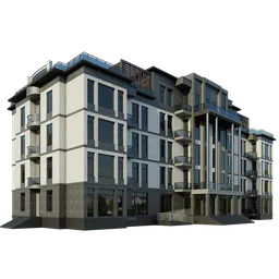Sanatorium | FREE Commercial Buildings models | BlenderKit
