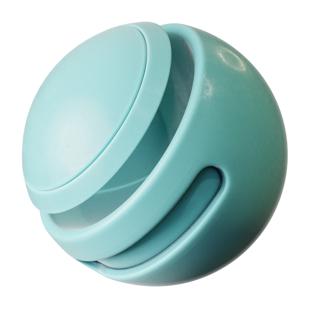 BlenderKit | Download the FREE Translucent Stylised Light Teal Plastic ...