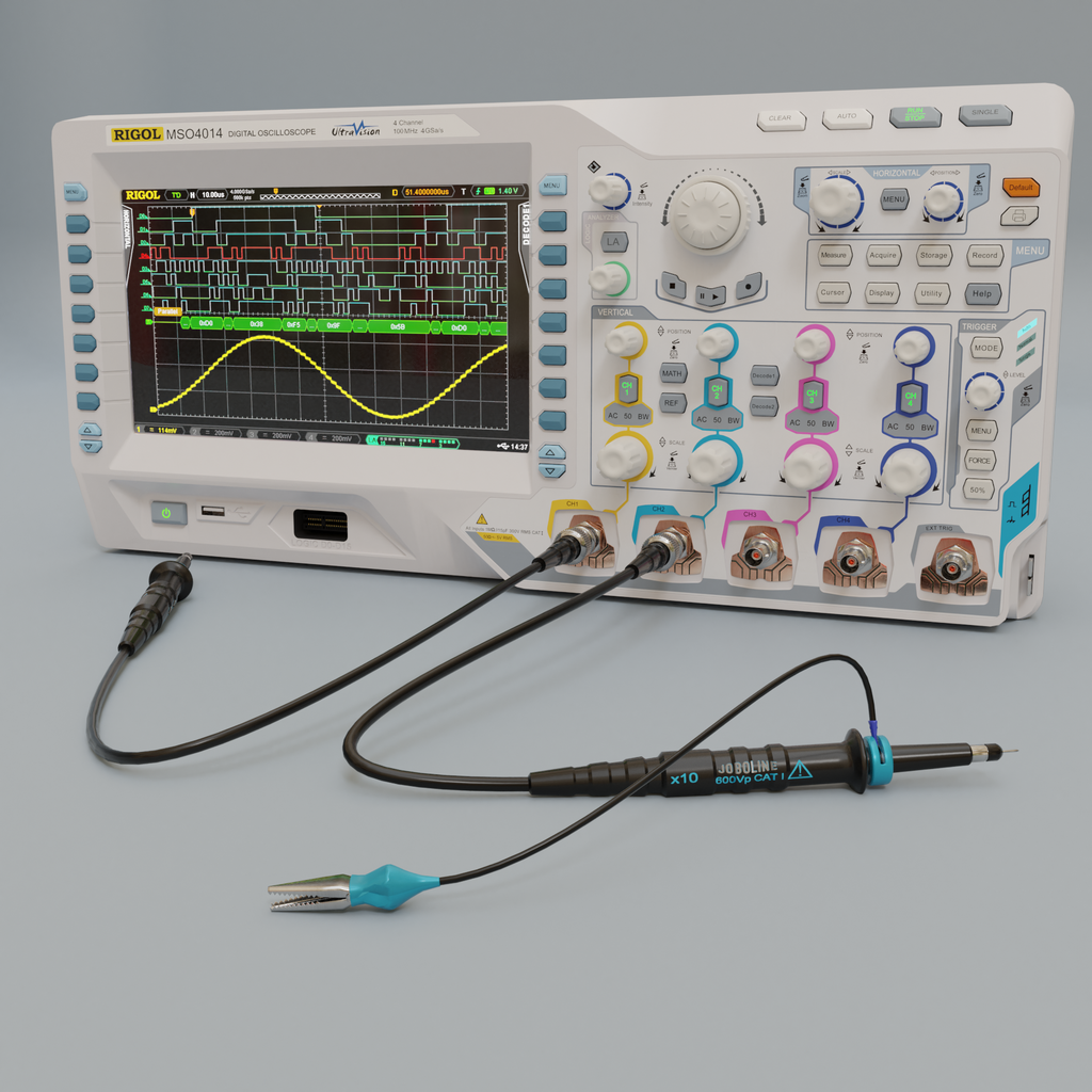Rigol MSO4014 digital 4 channel oscilloscope | FREE Lab Equipment ...
