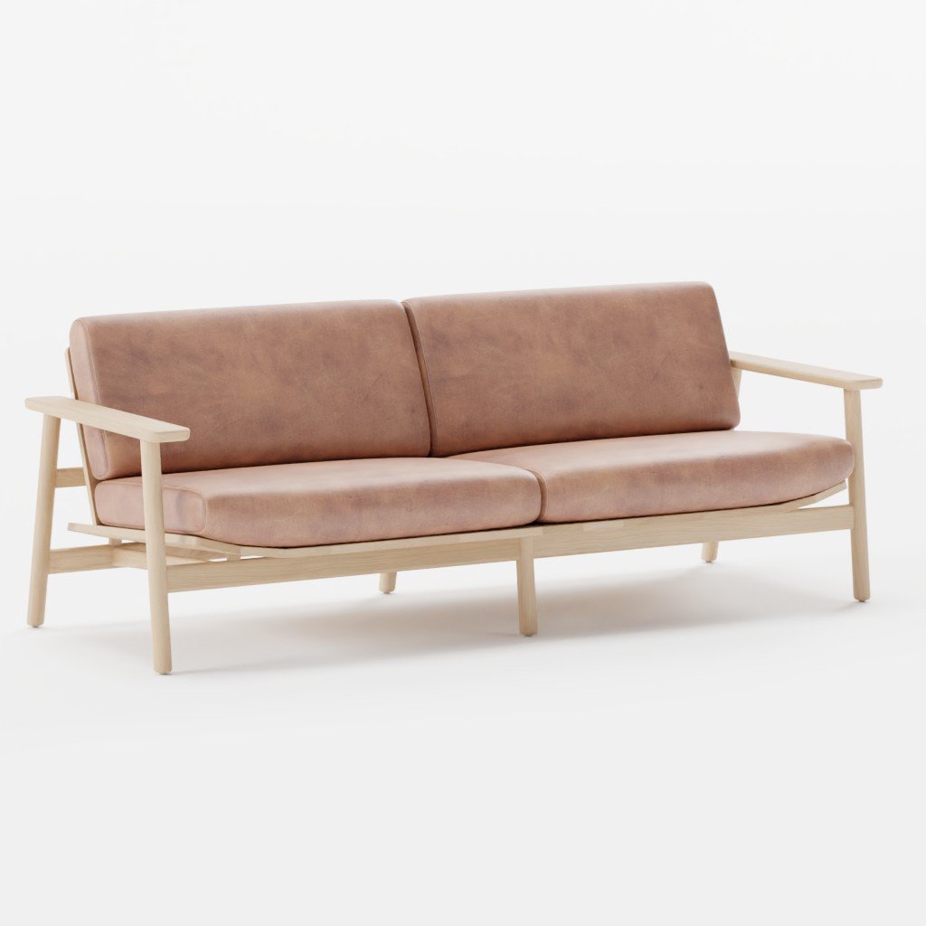 Leather Sofa | Sofas models | BlenderKit