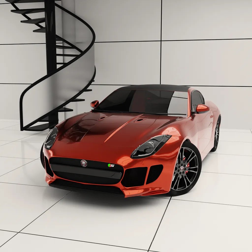 Jaguar F-Type 2016 | Modern Cars models | BlenderKit