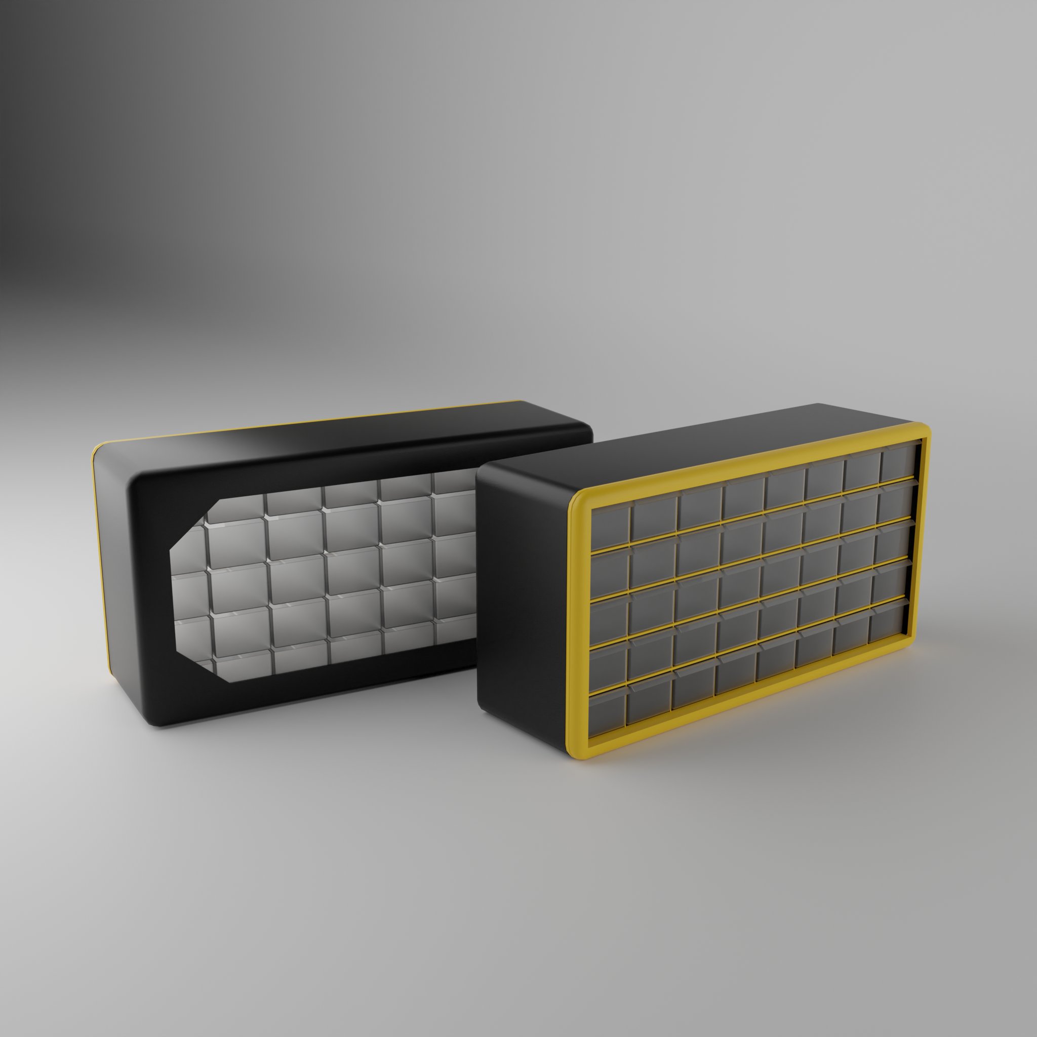 Assortment Bin | FREE Office Storage Spaces models | BlenderKit